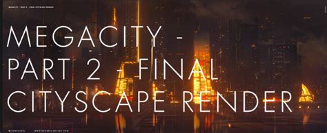Megacity 02 Final Cityscape Render By Jan Urschel