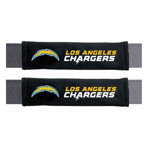 Fanmats Los Angeles Chargers Embroidered Seatbelt Pad 2 Pieces
