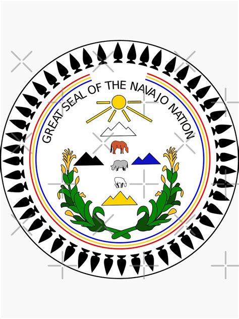 The Great Seal Of The Navajo Nation Sticker For Sale By Pop Pop P Pow