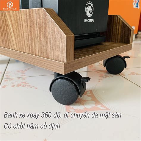 Mua Kệ Cpu Máy Tính Di động Gắn Bánh Xe Chốt Hãm Gỗ Mdf Chống ẩm Kệ để Case Máy Tính Bàn Giá
