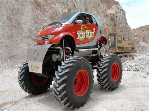 This Is A Lifted Smart Car Funny
