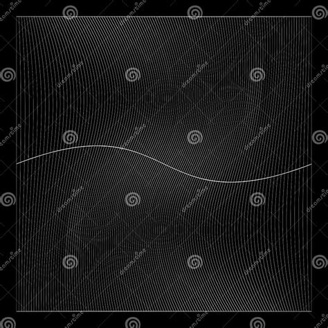 Grid Mesh Grating Trellis Wireframe With Distortion Deformation