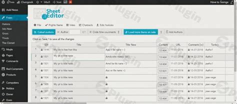 Free Download Wp Sheet Editor Pro Premium 272k Active Wppick