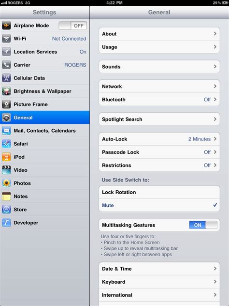 daily tip how to enable ipad multitasking gestures in ios 4 3 imore