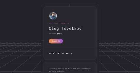 Github Hekzory Website Which Contains Simple Information And Contacts