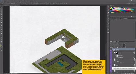 Easy Axonometric Diagram Tutorial With Sketchup And Photoshop Dezign Ark Beta