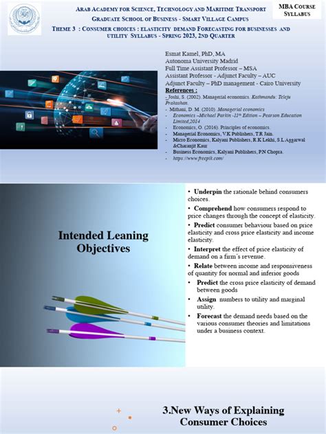 Consumer Preferences Elasticity Forecasting And Utility Pdf Price