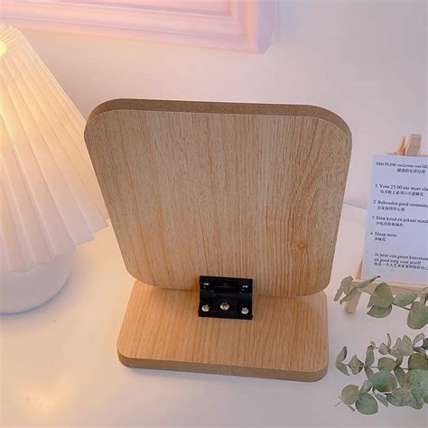 พร้อมส่ง กระจกไม้ กระจกพับ กระจกมินิมอล กระจก กระจกตั้งโต๊ะ กระจกไม้มินิมอล ตระจกแต่งหน้า กระจก