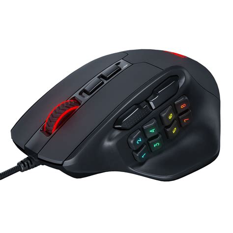 Redragon M811 Aatrox Mmo Gaming Mouse With 15 Programmable Buttons Redragonshop