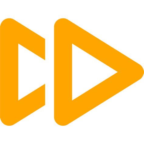 Orange Fast Forward 2 Icon Free Orange Fast Forward Icons