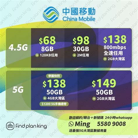 中國移動🥳回歸7月份24小時whatsapp查問 流動數據 求plan王 全港首個電訊優惠比較平台