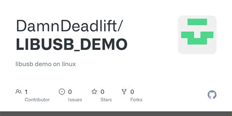 GitHub DamnDeadlift LIBUSB DEMO Libusb Demo On Linux