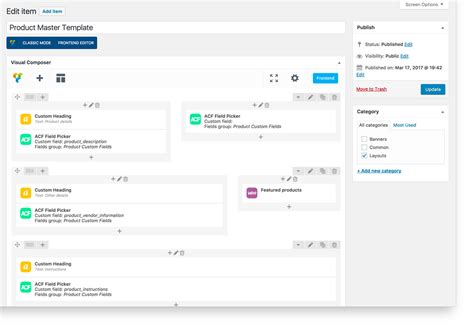 Wp Acf Vc Bridge Integrates Advanced Custom Fields And Wpbakery Page Builder Wordpress Plugins