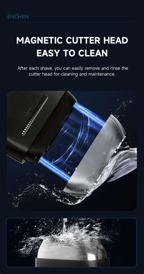 Enchen Mini Shaver Mini 6s Electric Shaver Unique Slide To Turn Onoff