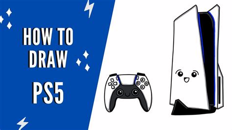 How To Draw Cute Sony PlayStation 5 PS5 Easy Drawing YouTube