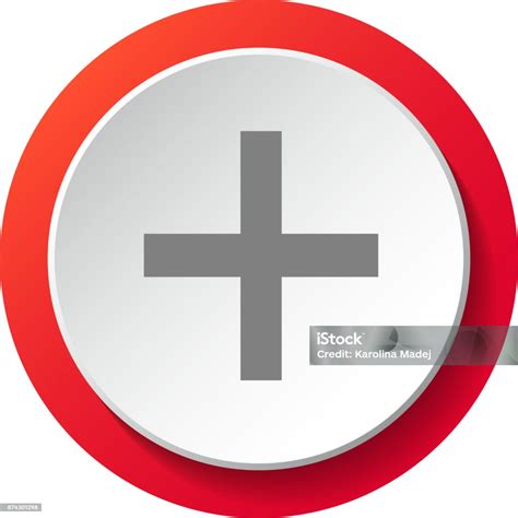 Icon Of Plus Math Symbol Vector Stock Illustration Download Image Now