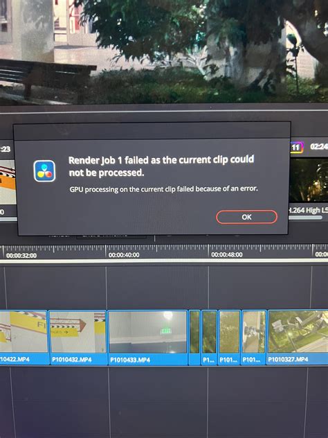 how do i fix my project failing to render r davinciresolve