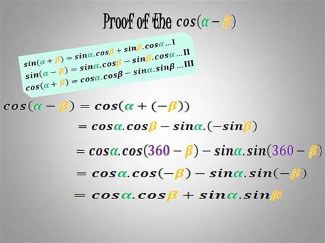 Trigonometry Addition And Substraction Id Pptx Physics Science
