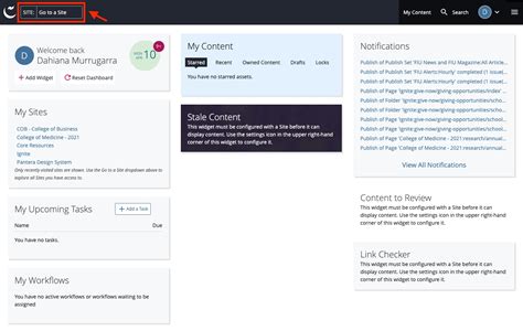 how do i get access to edit my website in cascade fiu core resource hub