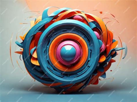 Premium Photo Abstract Geometric Shapes Morphing Into A Pulsating Energy Core1