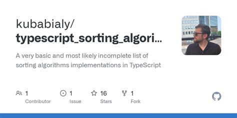 Ive Created A Repo With Sorting Algos For Learning Purposes Rtypescript