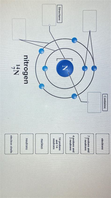 Solved Electrons7 ﻿protons And 7 ﻿neutrons4 ﻿protons And 2
