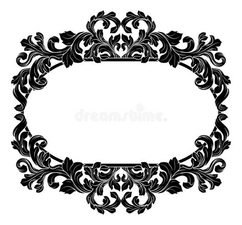 Crest Coat Coat Of Arms Border Heraldic Frame Stock Illustration