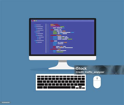 Software Development Ide Flat Design Stock Illustration Download