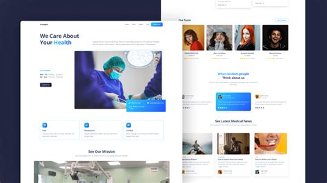 Medical Landing Page Html Template Loopple