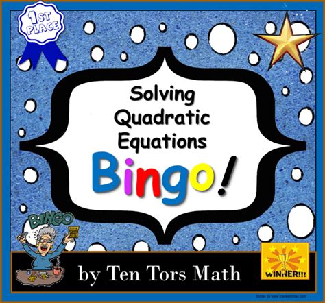 Solving Quadratic Equations Activity Made By Teachers