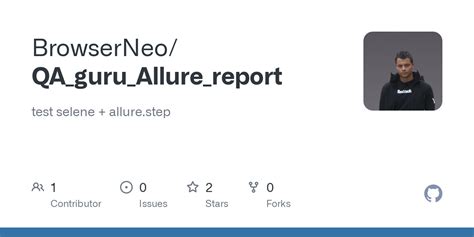 GitHub BrowserNeo QA Guru Allure Report Test Selene Allure Step