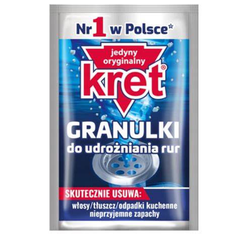 Kret Granulki Do Udrażniania Rur 40g Chemia Gospodarcza Środki Do Udrożniania Rur I Syfonów
