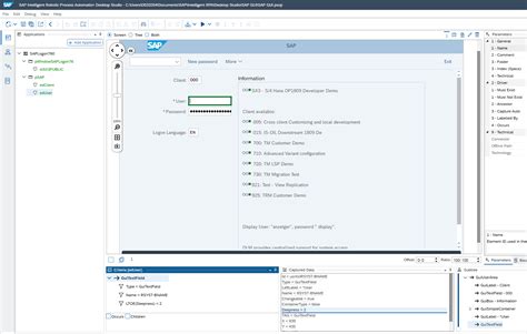 Sap Intelligent Rpa How To Capture Sap Logon And Sap Community