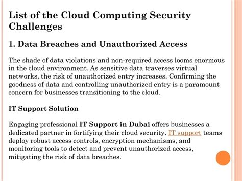 ppt top 8 cloud computing security challenges powerpoint presentation