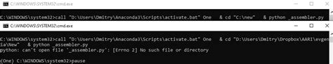 running python scripts in anaconda environment through windows cmd stack overflow
