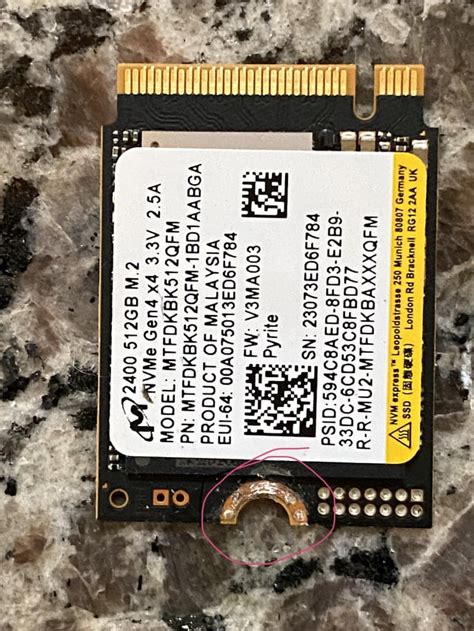 Stripped Screw When Replacing The Ssd R Rogally