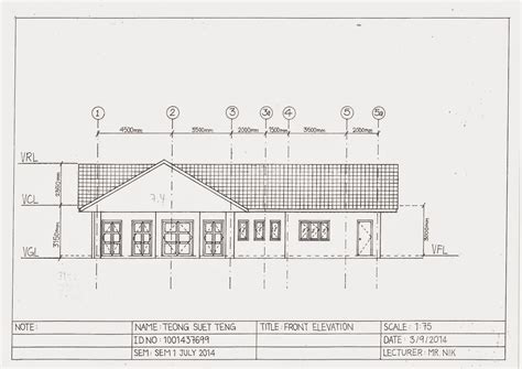 My Architectural Journey Plan Elevations And Sections