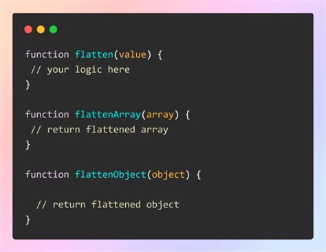 armen melkumyan on linkedin javascript codingchallenge techinterview flattenfunction…