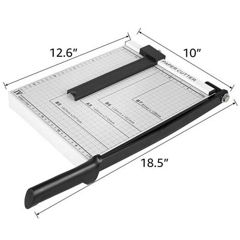 แท่นตัดกระดาษ เครื่องตัดกระดาษ ที่ตัดกระดาษ A4 B4 A3 แบบไม้ แบบเหล็ก Dl Office Paper Cutter