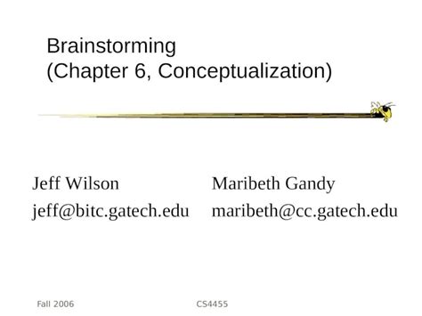 Ppt Brainstorming Chapter 6 Conceptualization Dokumen Tips