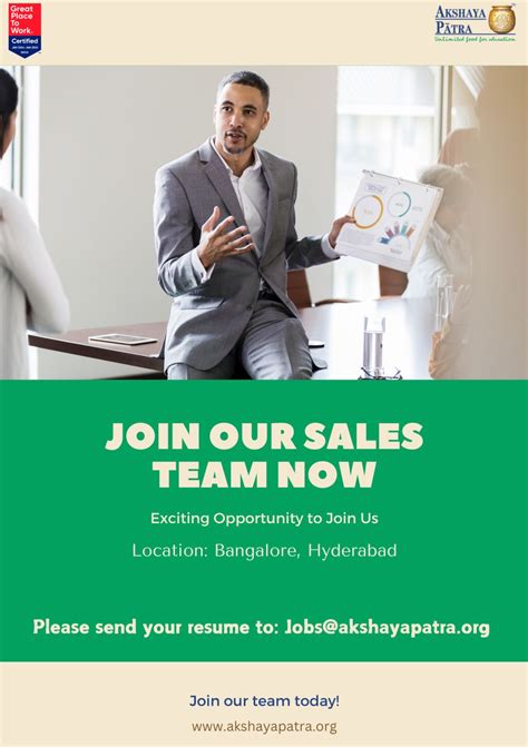 The Akshaya Patra Foundation Careers On Linkedin Hiring Directsales Salesjobs