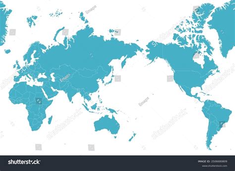 World Map Wgs 1984 Pacific Disaster Stock Vector Royalty Free 2506680809 Shutterstock