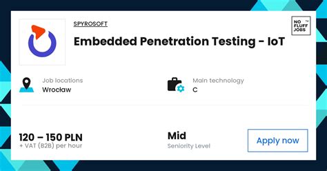 Embedded Penetration Testing Iot Job Testing Spyrosoft Wrocław