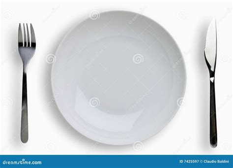 Place Setting With Clipping Path Stock Image Image Of Dinner