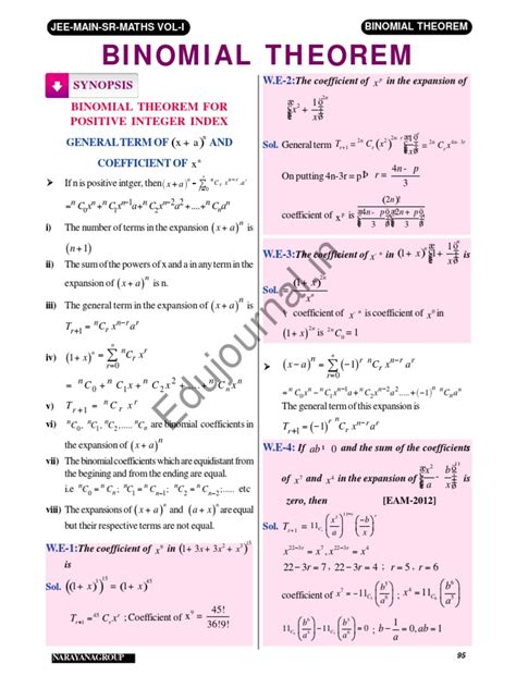 Binomial Theorem Theory Pdf Rational Number Complex Analysis