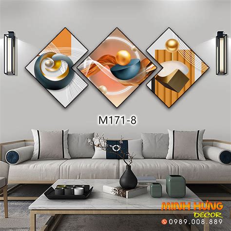 M1718 Tranh Khối Hình Nghệ Thuật Độc Đáo