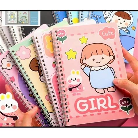 Jual NOTEBOOK UKURAN BESAR A5 BUKU TULIS A5 NOTEBOOK KARAKTER LUCU A5 Shopee Indonesia