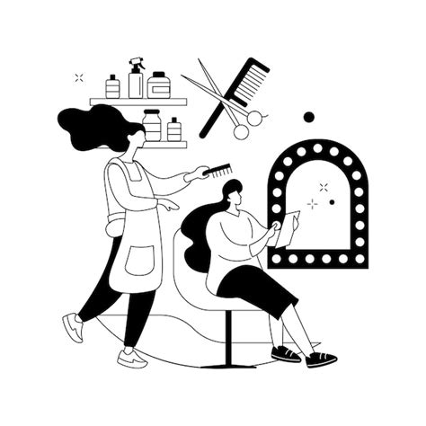 무료로 다운로드 가능한 미용실 일러스트 벡터 And 일러스트 Freepik