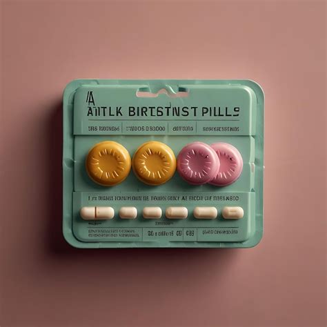 Blister Pack Of Birth Control Pills With Days Of The Week Labeled Above