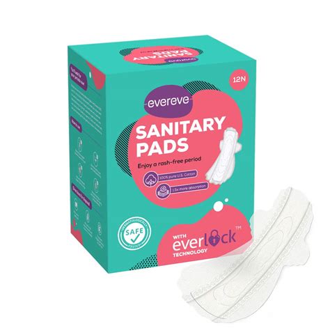 Cotton Xxl Sanitarypads Evereve100 Pure Us Cotton 12pack Evereve Online